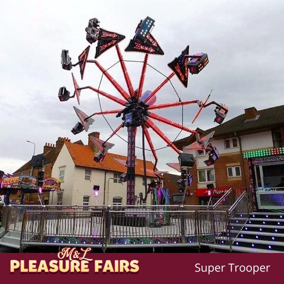 Super Trooper | M+L Pleasure Fairs I In Association with Bensons Fun Fairs